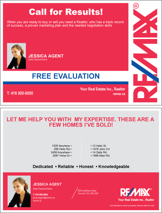 PrintForLessCanada.com - REMAX Realty Full Colour Postcards Starting ...