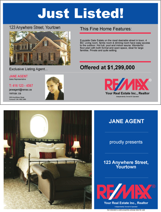 PrintForLessCanada.com - REMAX Realty Full Colour Postcards Starting ...